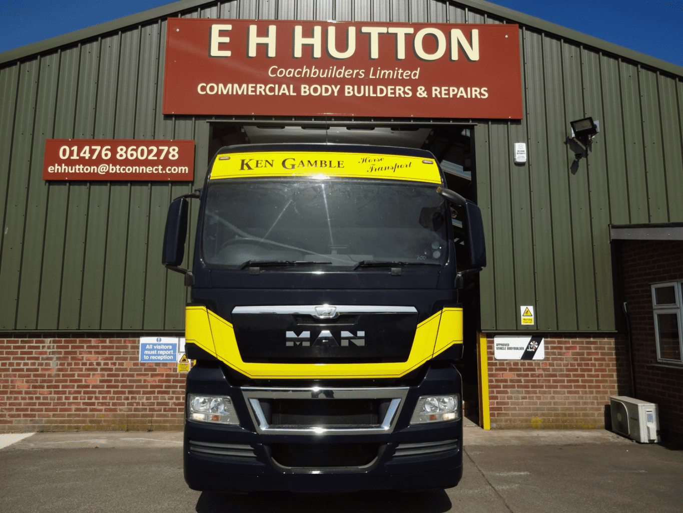 E H Hutton Coachbuilders Ltd - Horseboxes, Bodywork, Insurance
